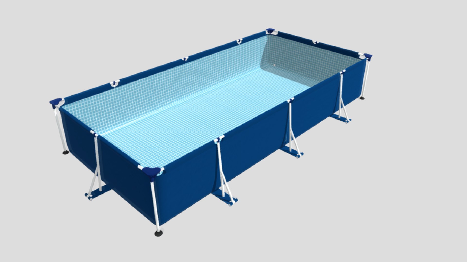 Family Oasis 3D Rectangular Pool 3D Model - TurboSquid 2079634