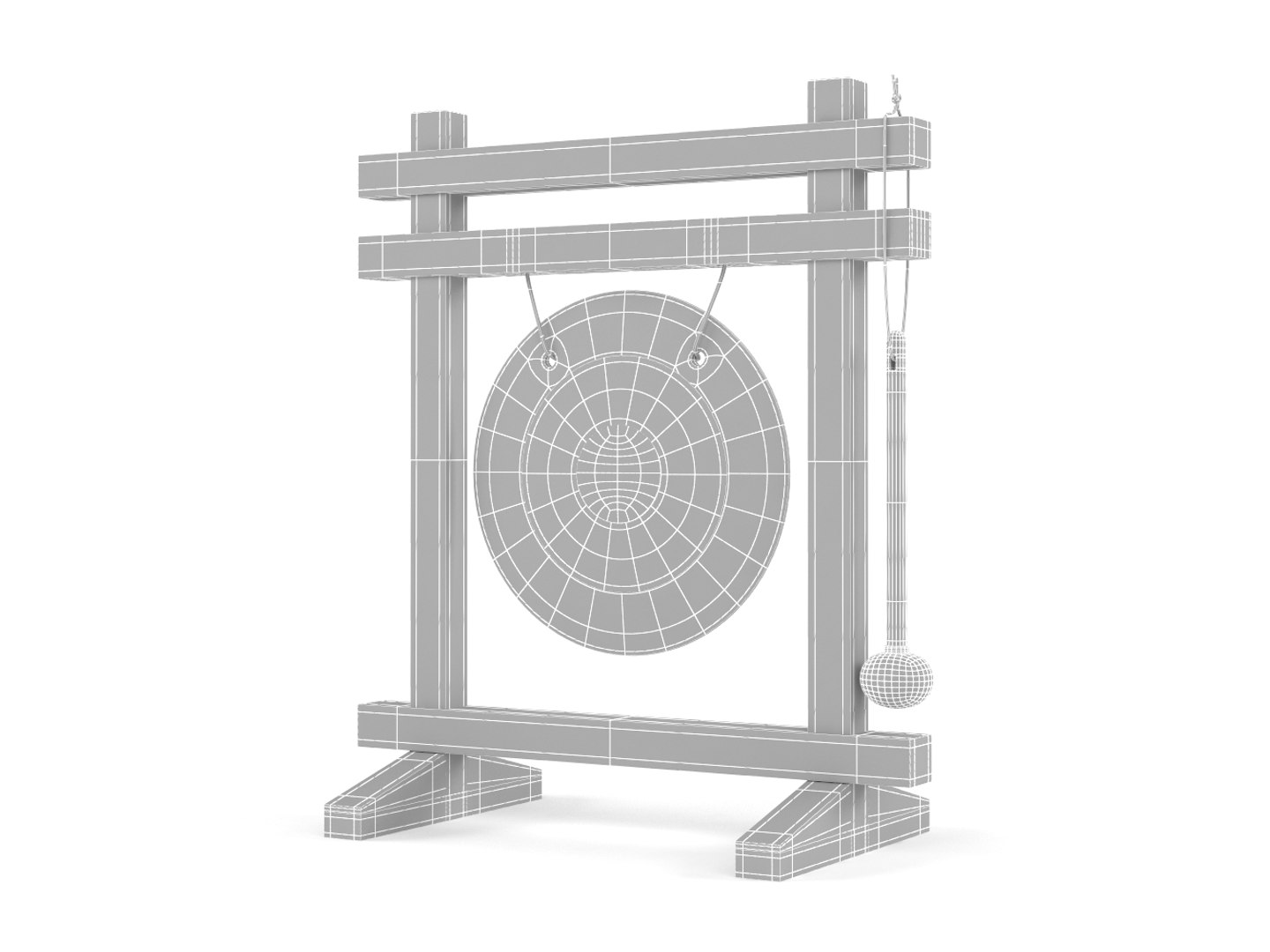 3D table gong - TurboSquid 1560494