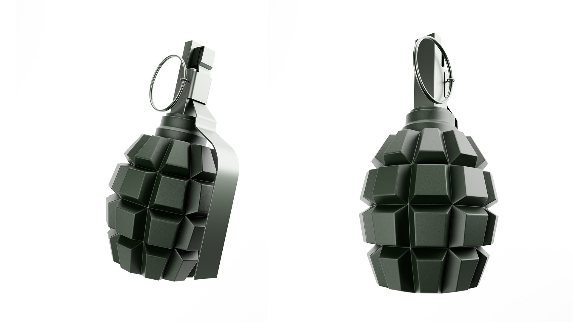 3D Grenade Model - TurboSquid 2190960