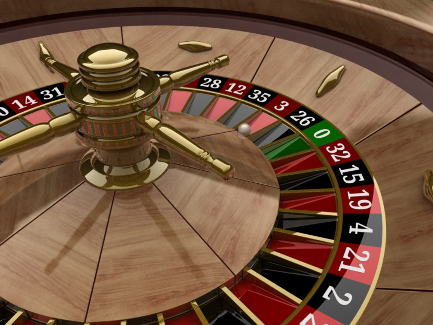 Roulette Wheel 3d Model