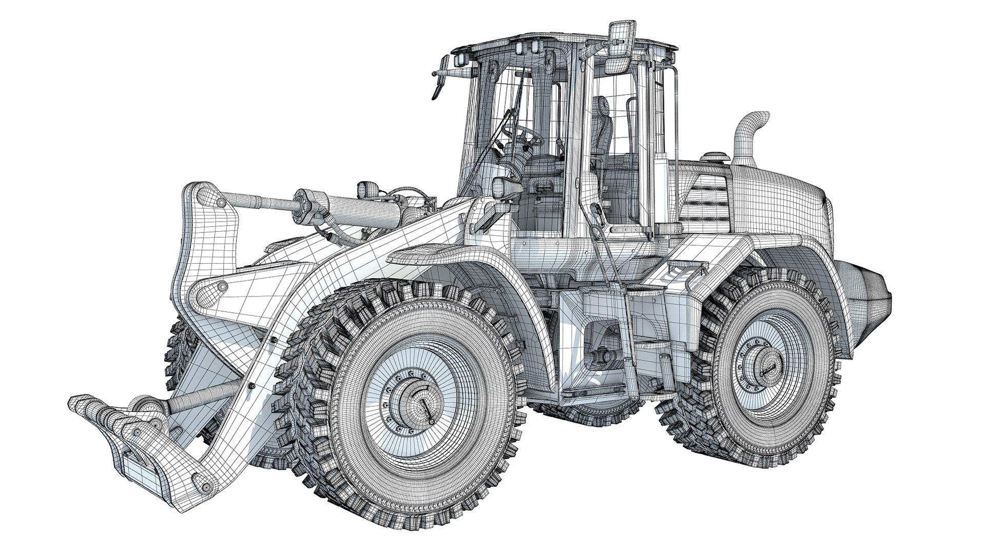 3D Wheel Load Loader Model - TurboSquid 1685832