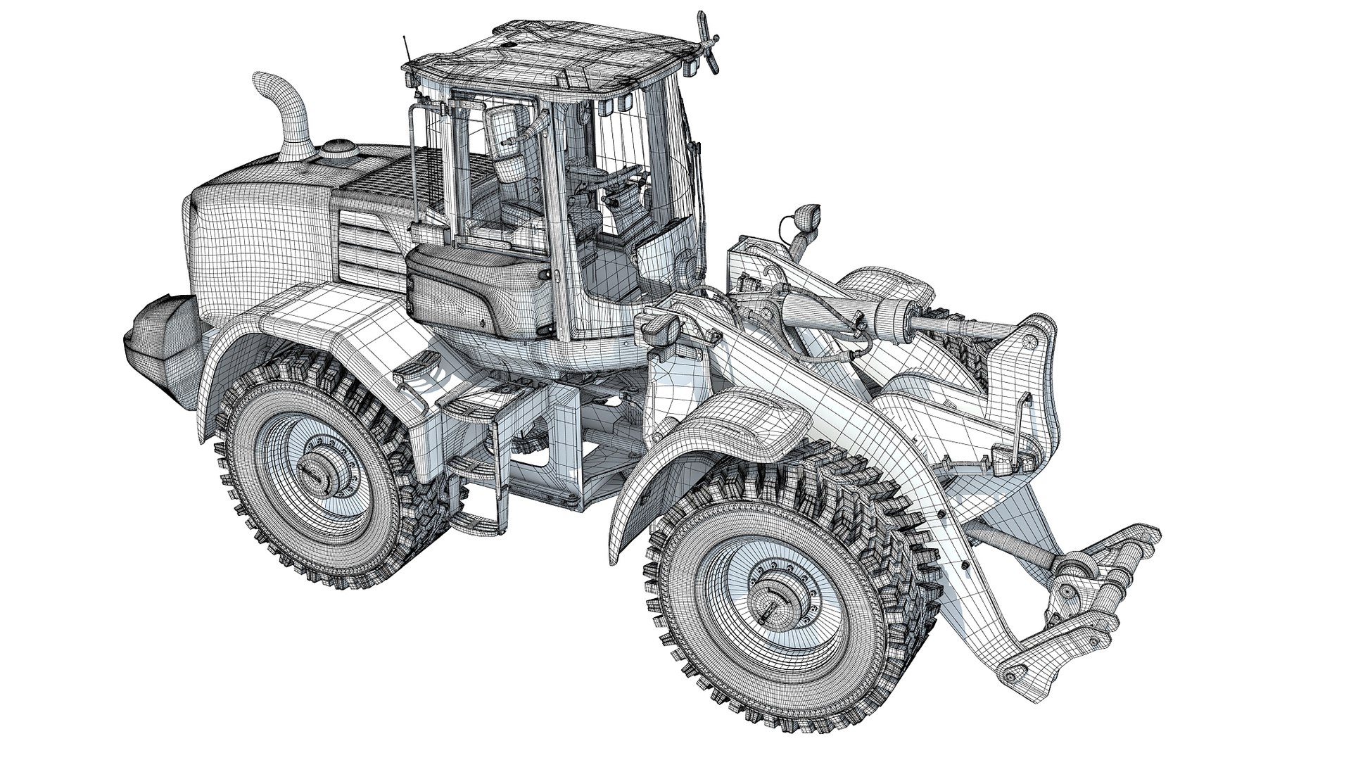 3D Wheel Load Loader Model - TurboSquid 1685832