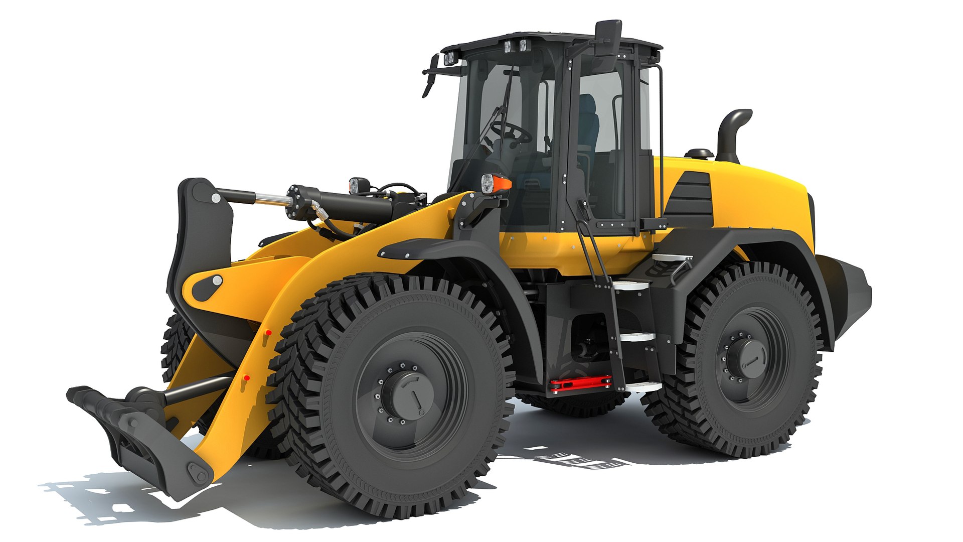 3D Wheel Load Loader Model - TurboSquid 1685832