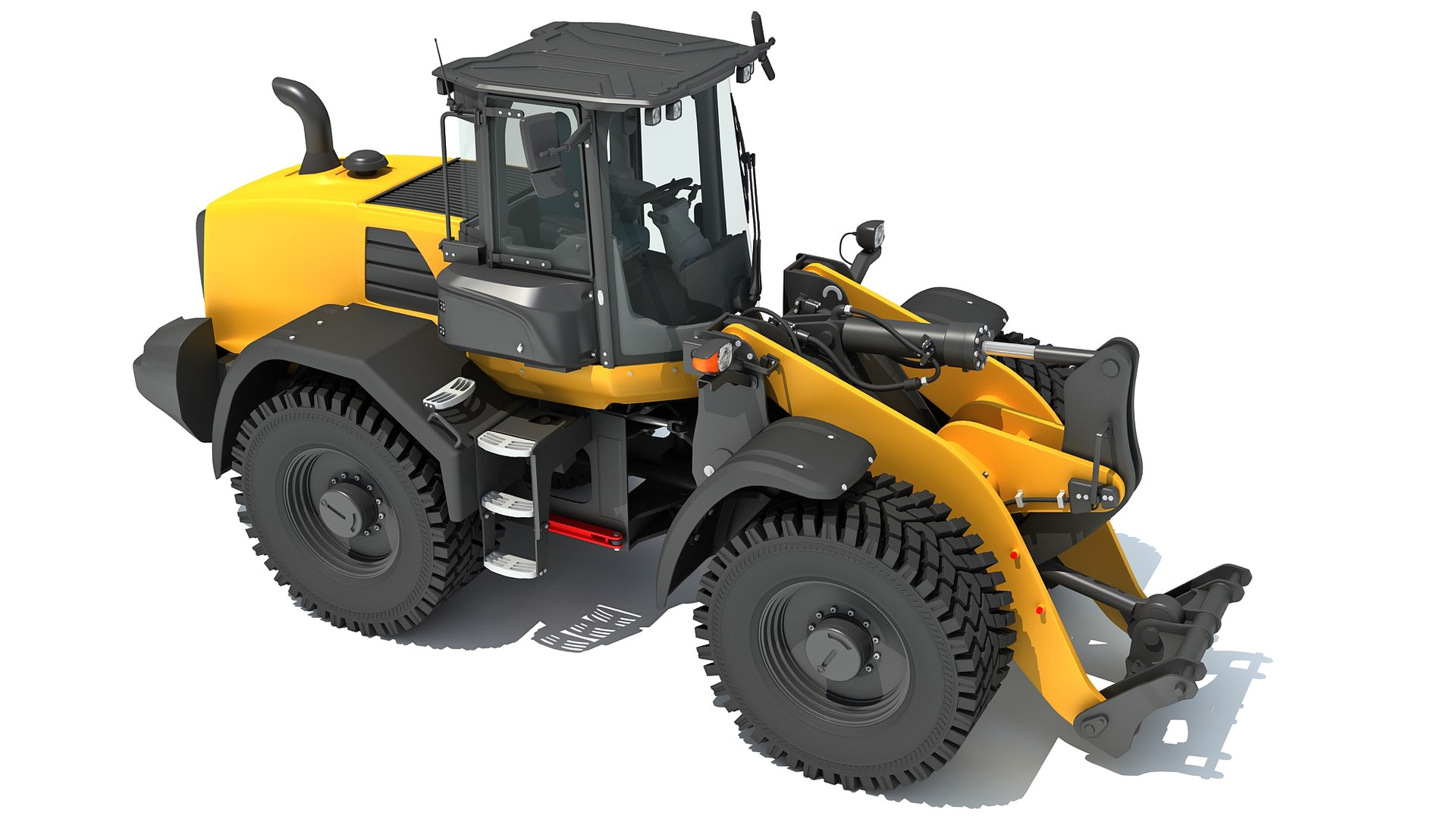 3D Wheel Load Loader Model - TurboSquid 1685832