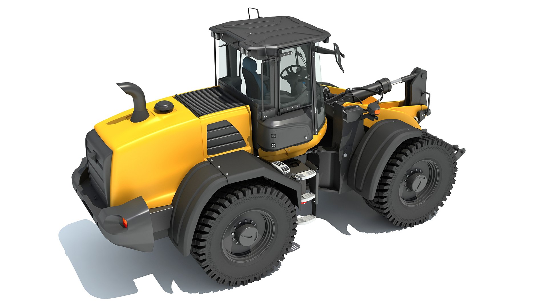 3D Wheel Load Loader Model - TurboSquid 1685832
