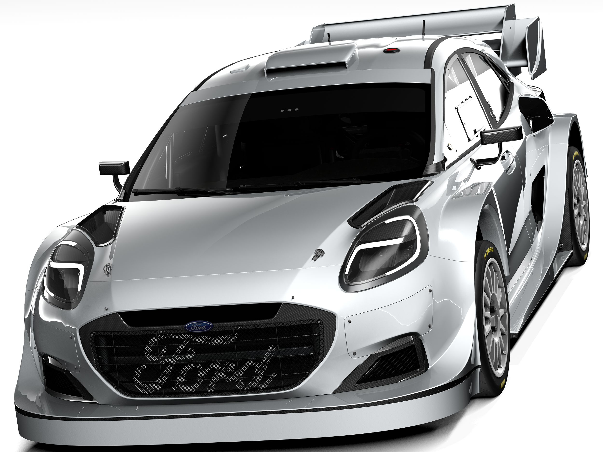 modelo 3d Ford Puma M-Sport WRC Híbrido Rally1 2022 lowpoly ...
