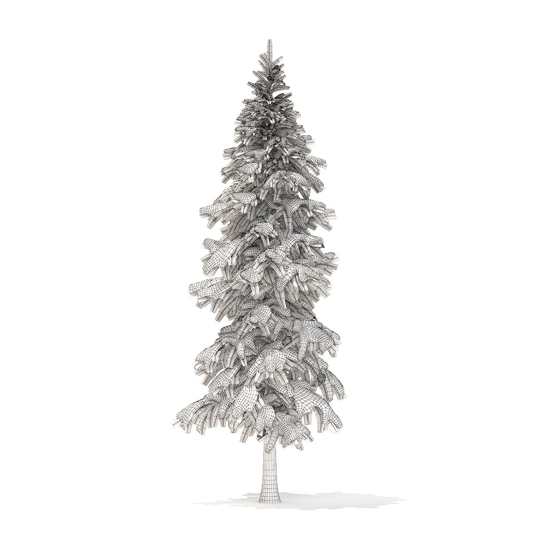 Fir Tree Snow 3 Model - TurboSquid 1273681