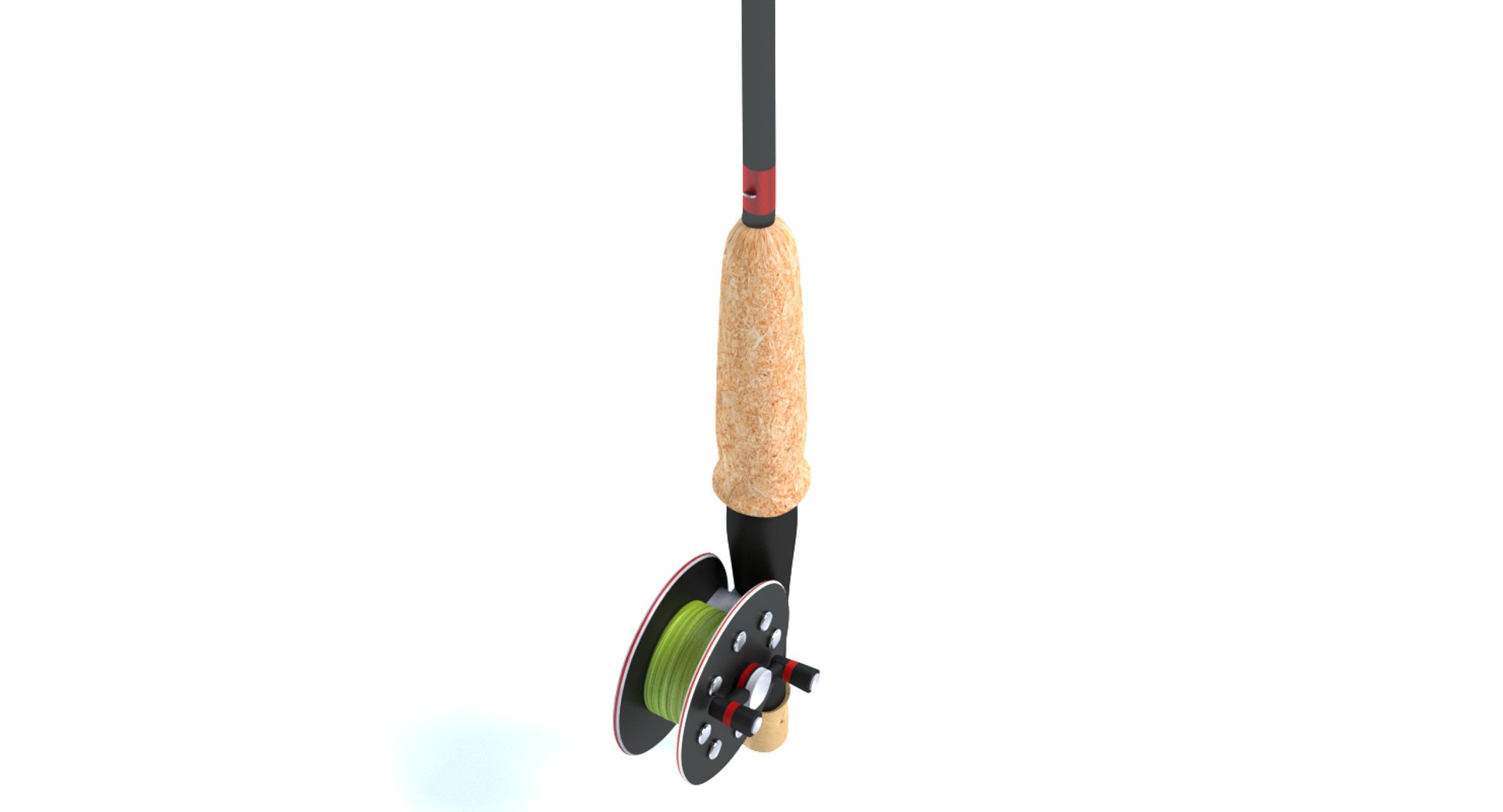 Fly Fishing Pole 3D Model - TurboSquid 1189198