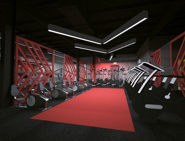 3D MODERN GYM DESIGN MODEL model - TurboSquid 2012040