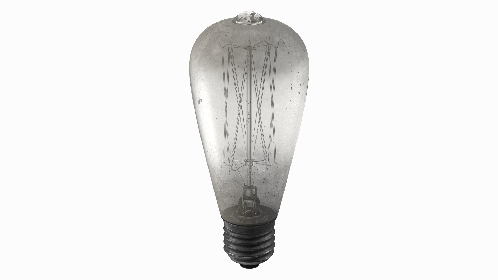 Old Dusty Edison Light Bulb 3D Model - TurboSquid 2121163