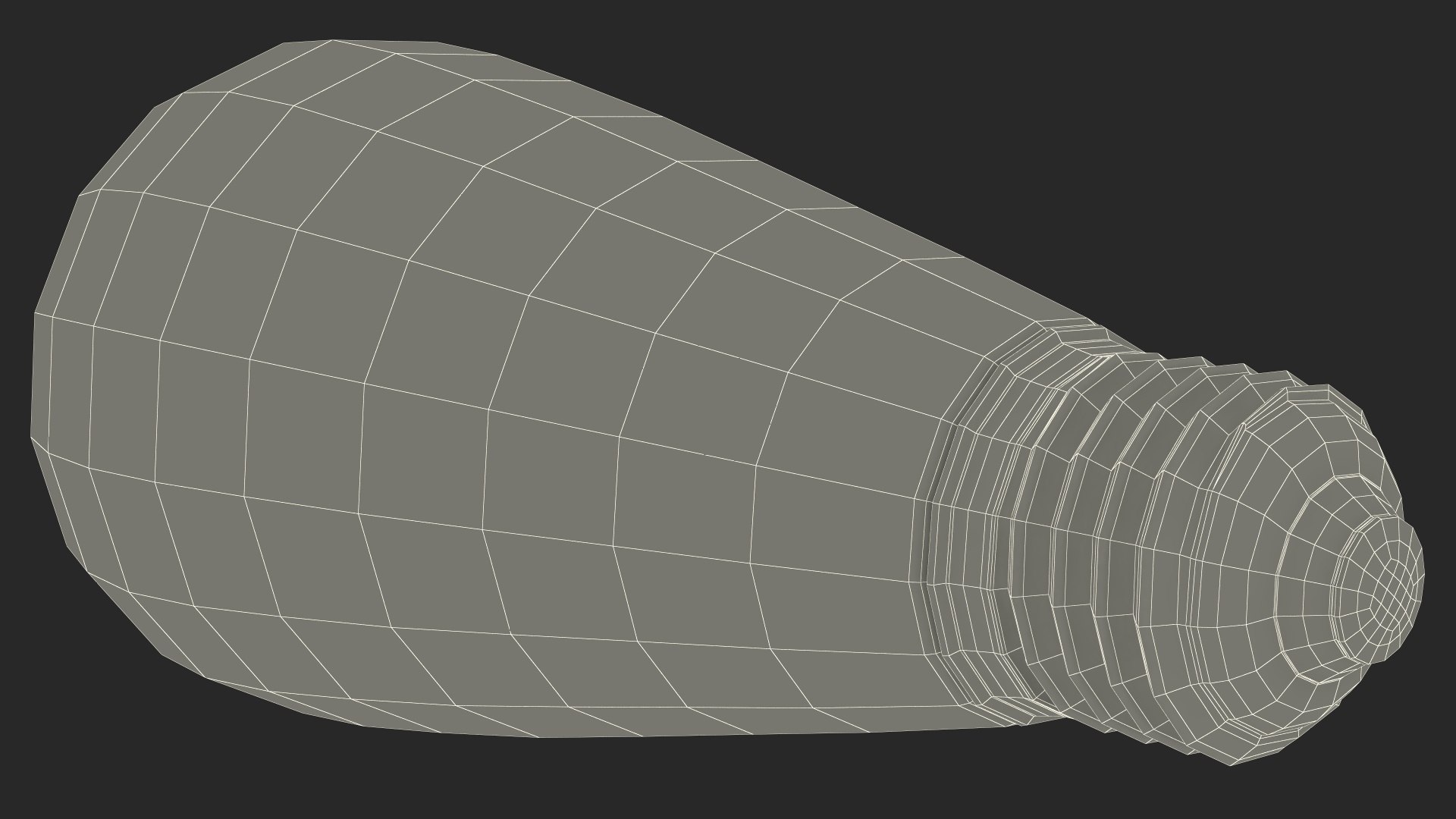 Old Dusty Edison Light Bulb 3D model - TurboSquid 2121163