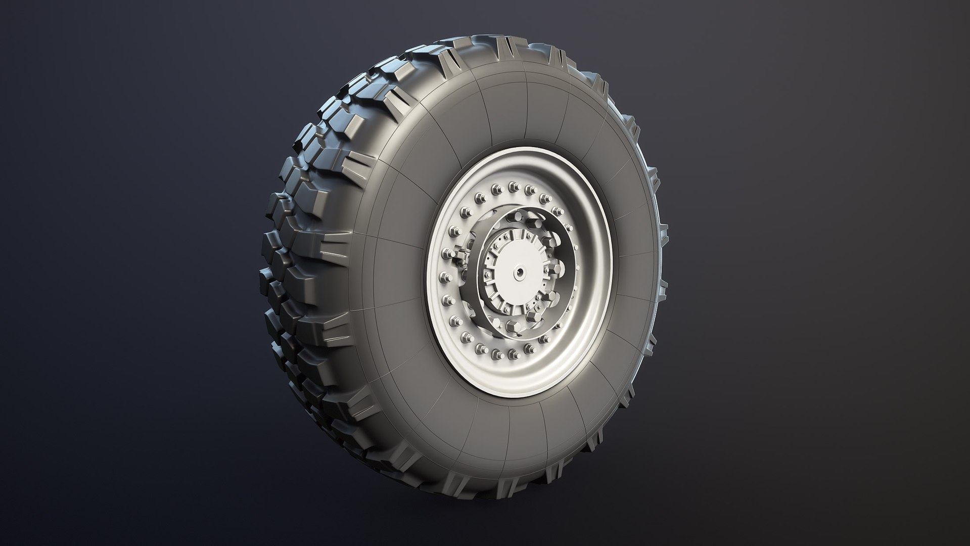 3D Model M1126 Stryker APC Wheel High-Poly - TurboSquid 2354961