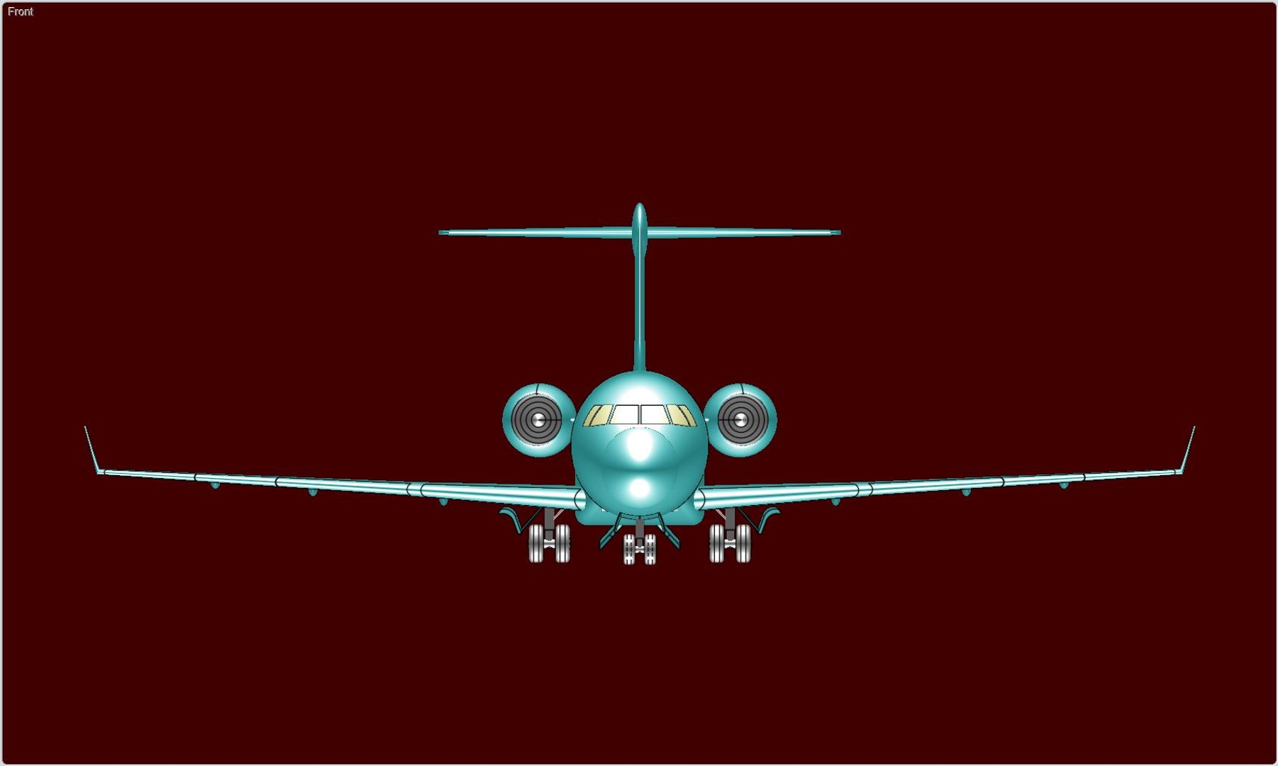 Tupolev Tu-334 Transport Aircraft 3d 3ds