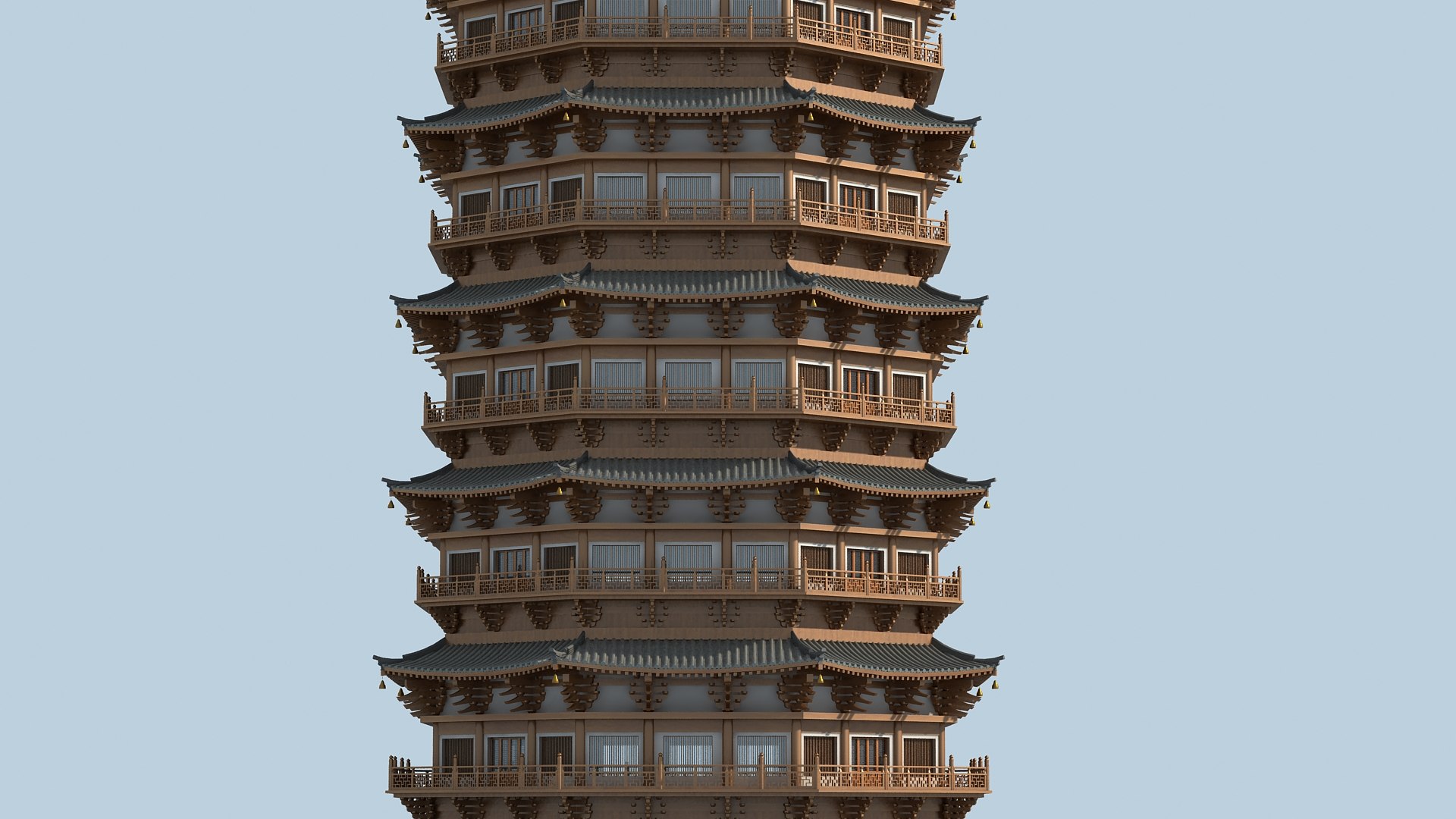 Chinese Pagodas 3D Model - TurboSquid 1700005