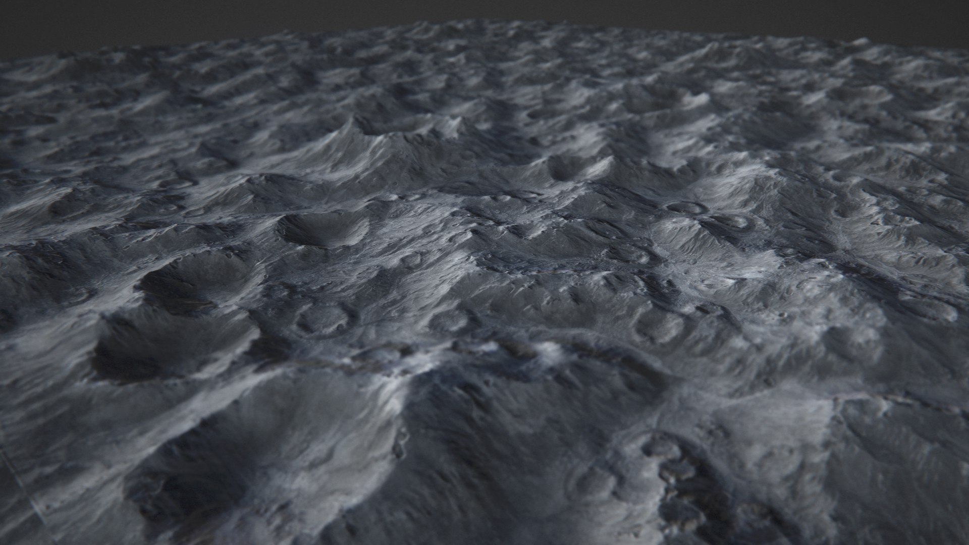 3d X Moon Surface