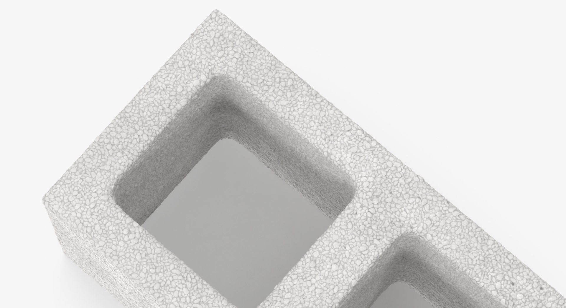 Cinder Block 02 3d Model