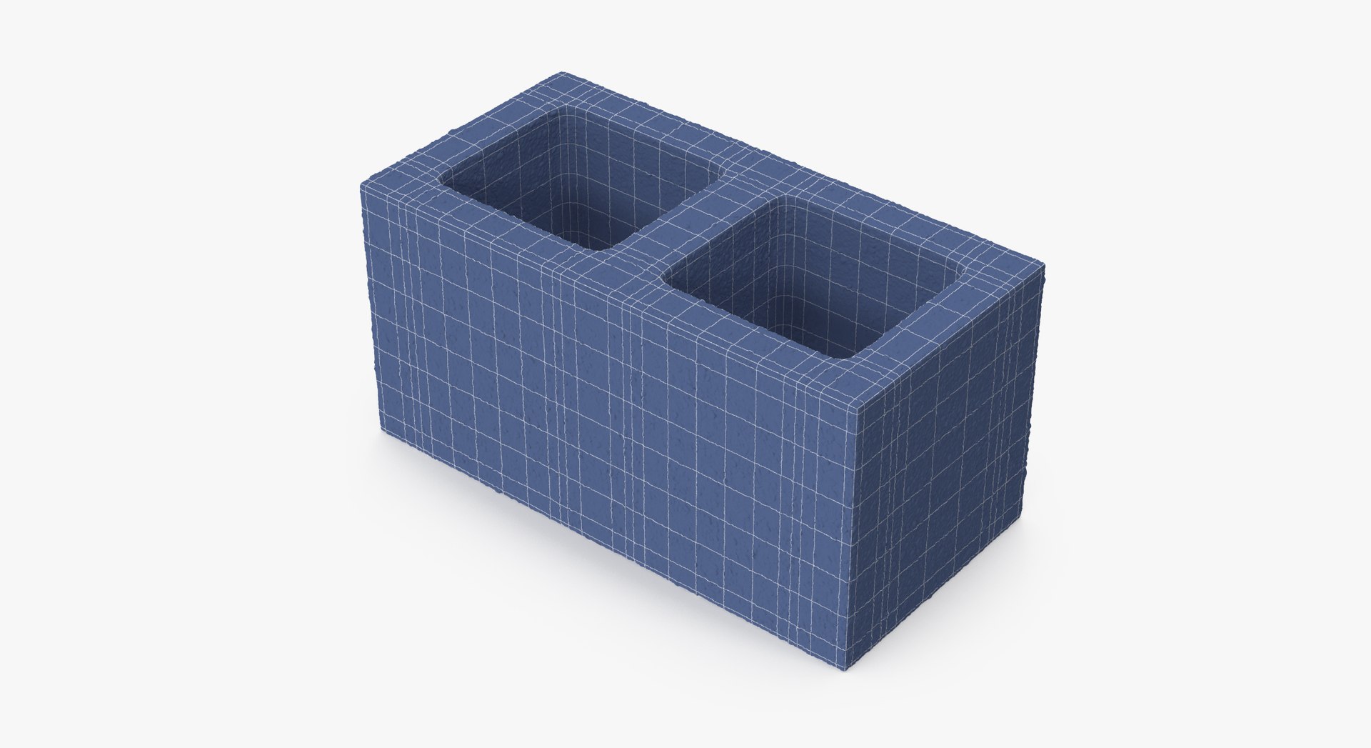 Cinder Block 02 3d Model
