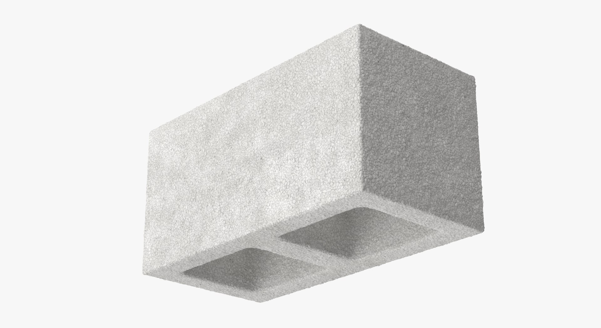 Cinder Block 02 3d Model