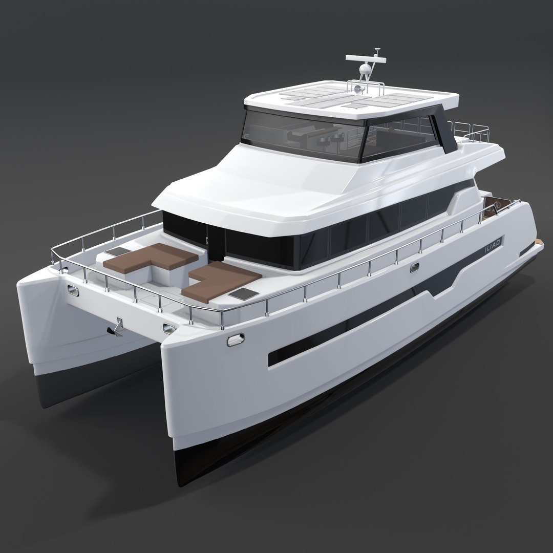 3D Model ILIAD 62 Power Catamaran 3D Luxury Motor Yacht - TurboSquid ...