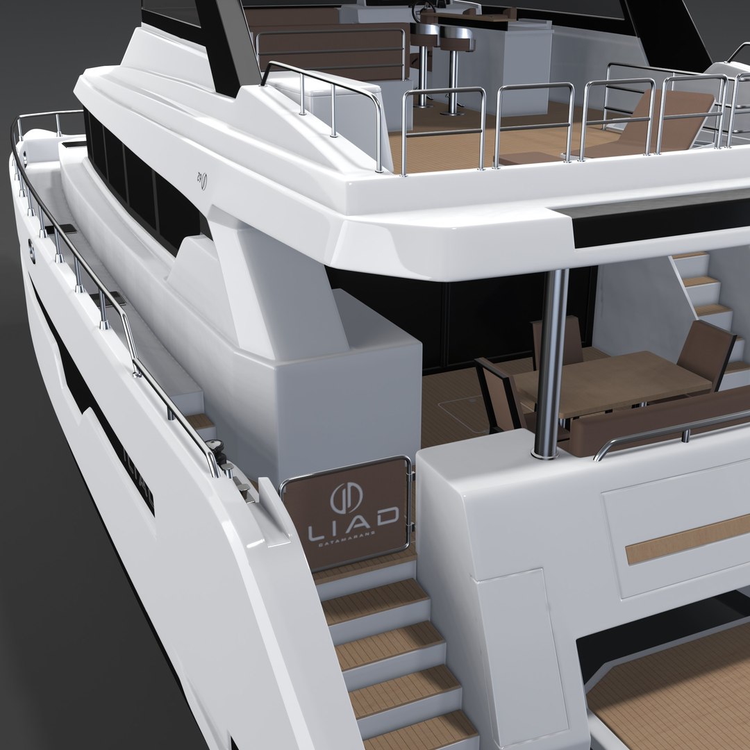3D Model ILIAD 62 Power Catamaran 3D Luxury Motor Yacht - TurboSquid ...