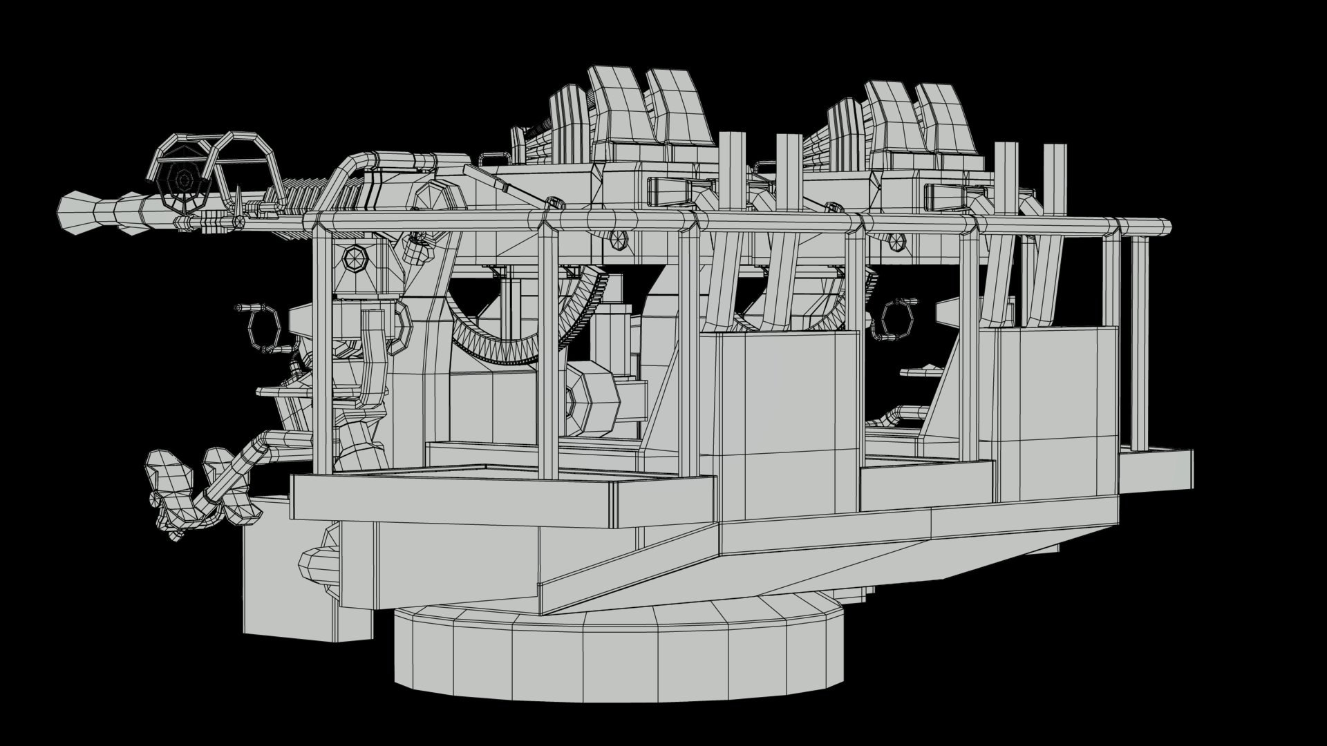 40mm Machine Gun Bofors 3d Ma