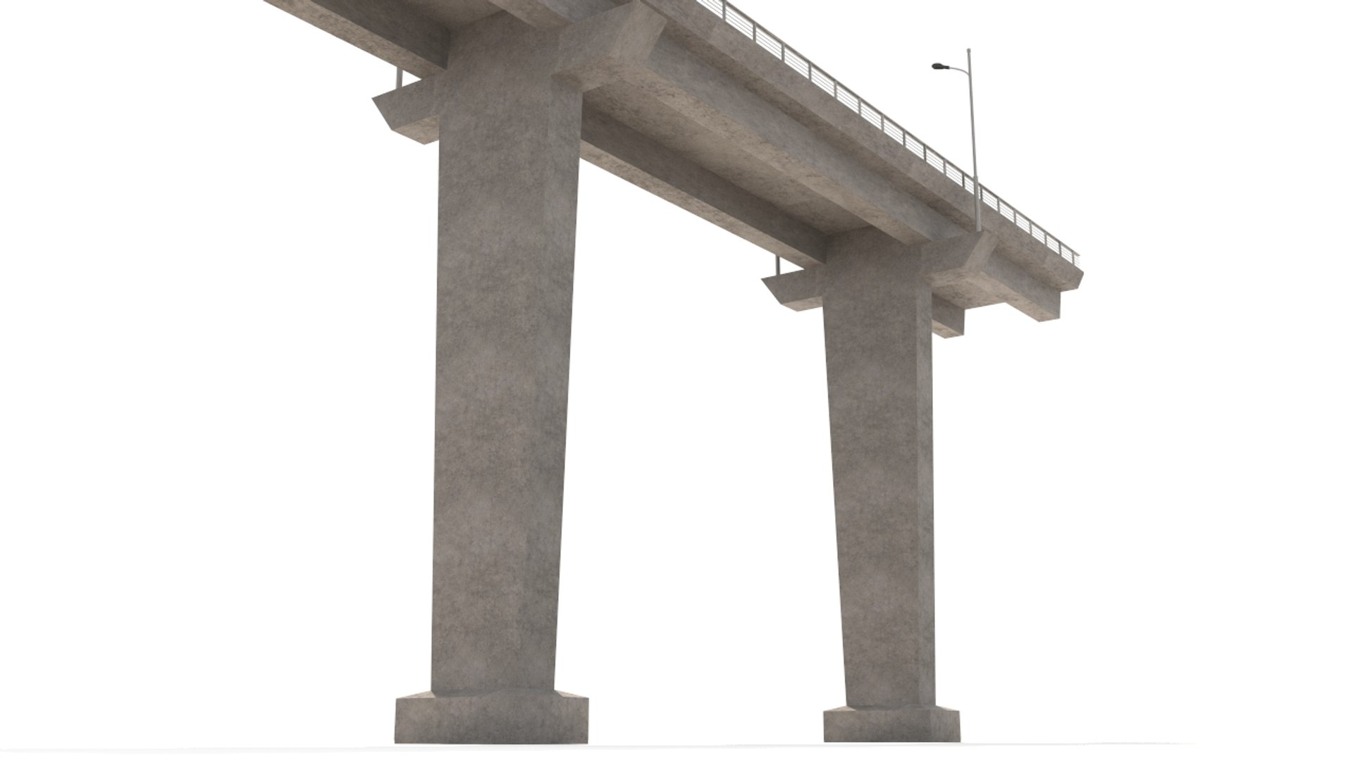 3D Bridge Overpass - TurboSquid 1199388