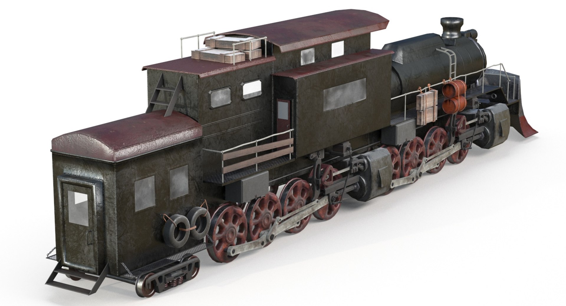 3D Locomotive Train - TurboSquid 1556260