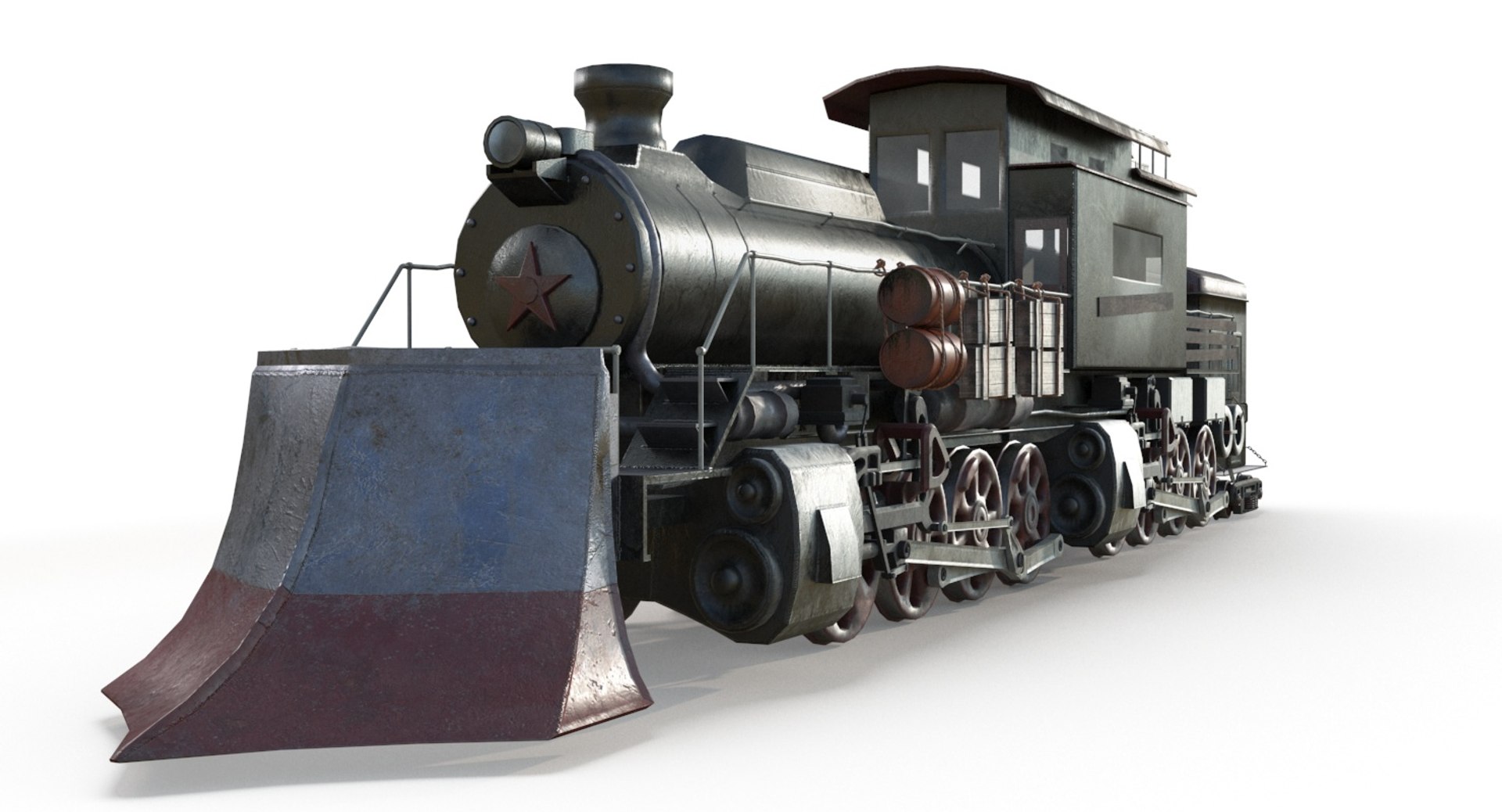 3D Locomotive Train - TurboSquid 1556260