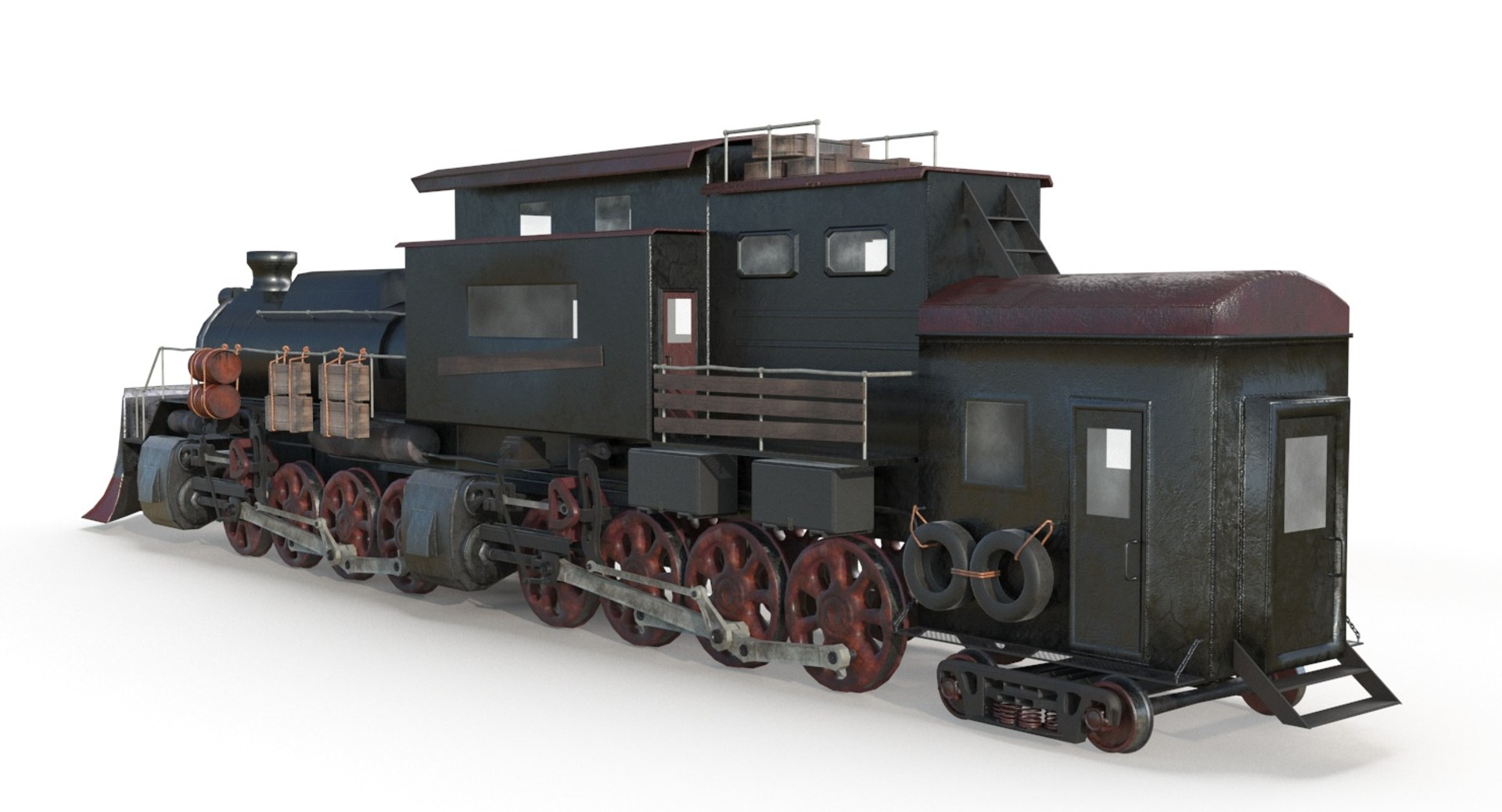 3D Locomotive Train - TurboSquid 1556260
