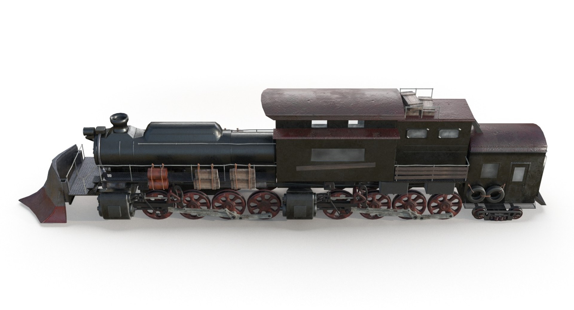 3D Locomotive Train - TurboSquid 1556260