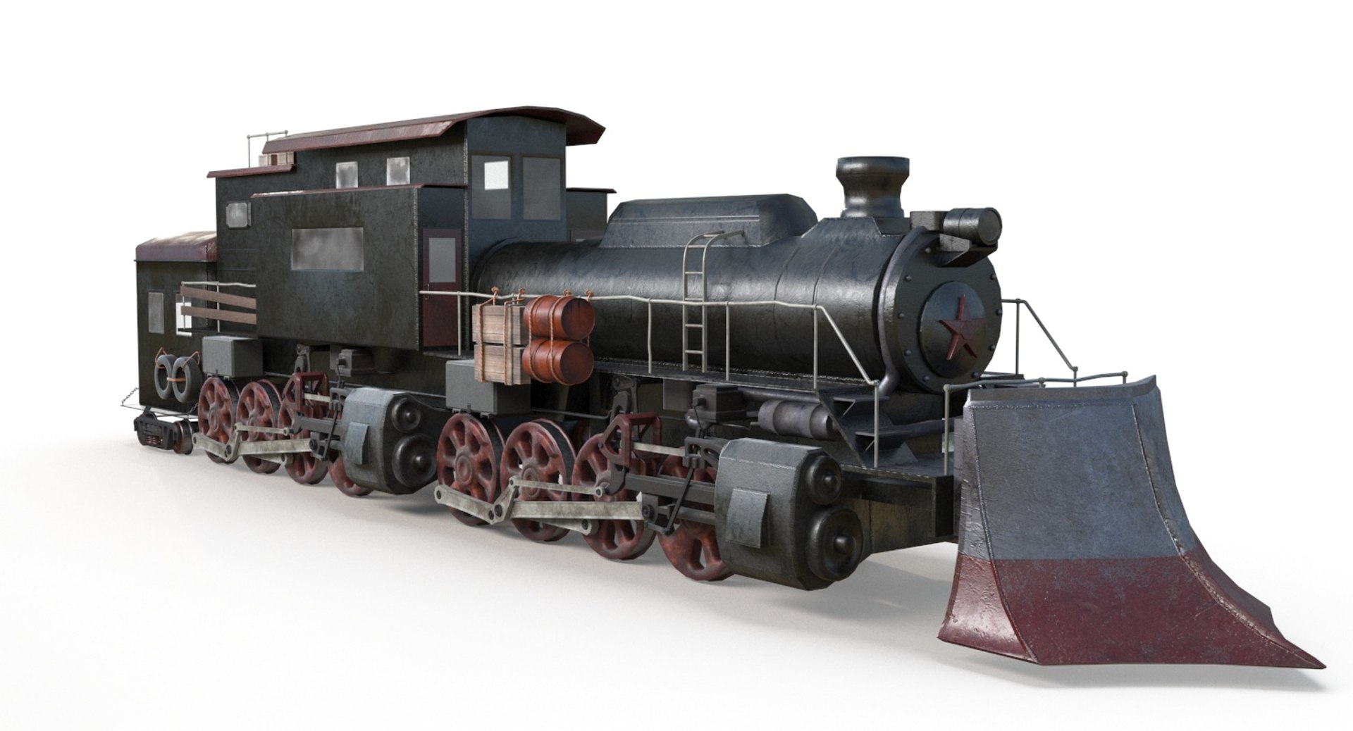 3D Locomotive Train - TurboSquid 1556260