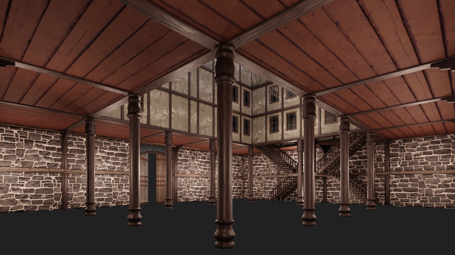 Medieval Castle 01 - 4K Textures Game Ready Low-poly 3D Model 3D Model ...