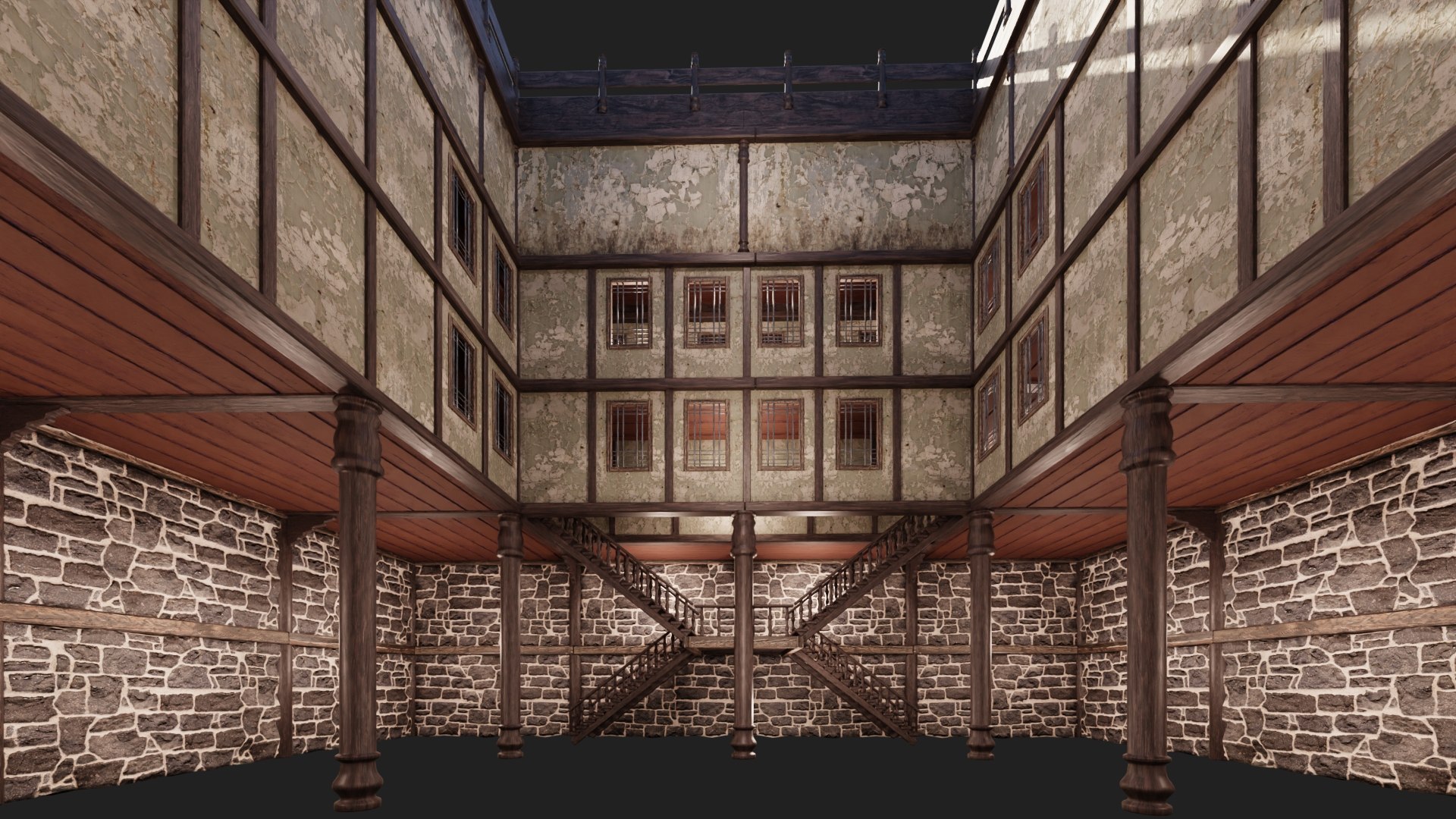 Medieval Castle 01 - 4K Textures Game Ready Low-poly 3D Model 3D Model ...