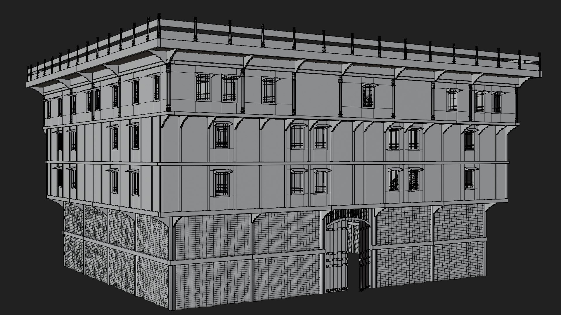 Medieval Castle 01 - 4K Textures Game Ready Low-poly 3D Model 3D Model ...