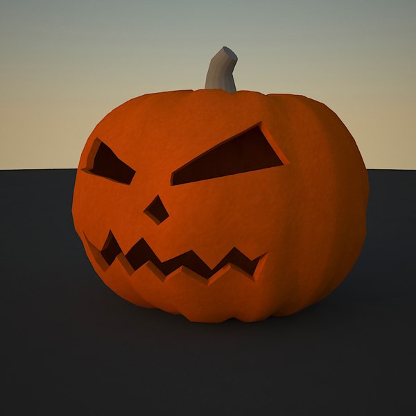 free halloween pumpkin 3d model