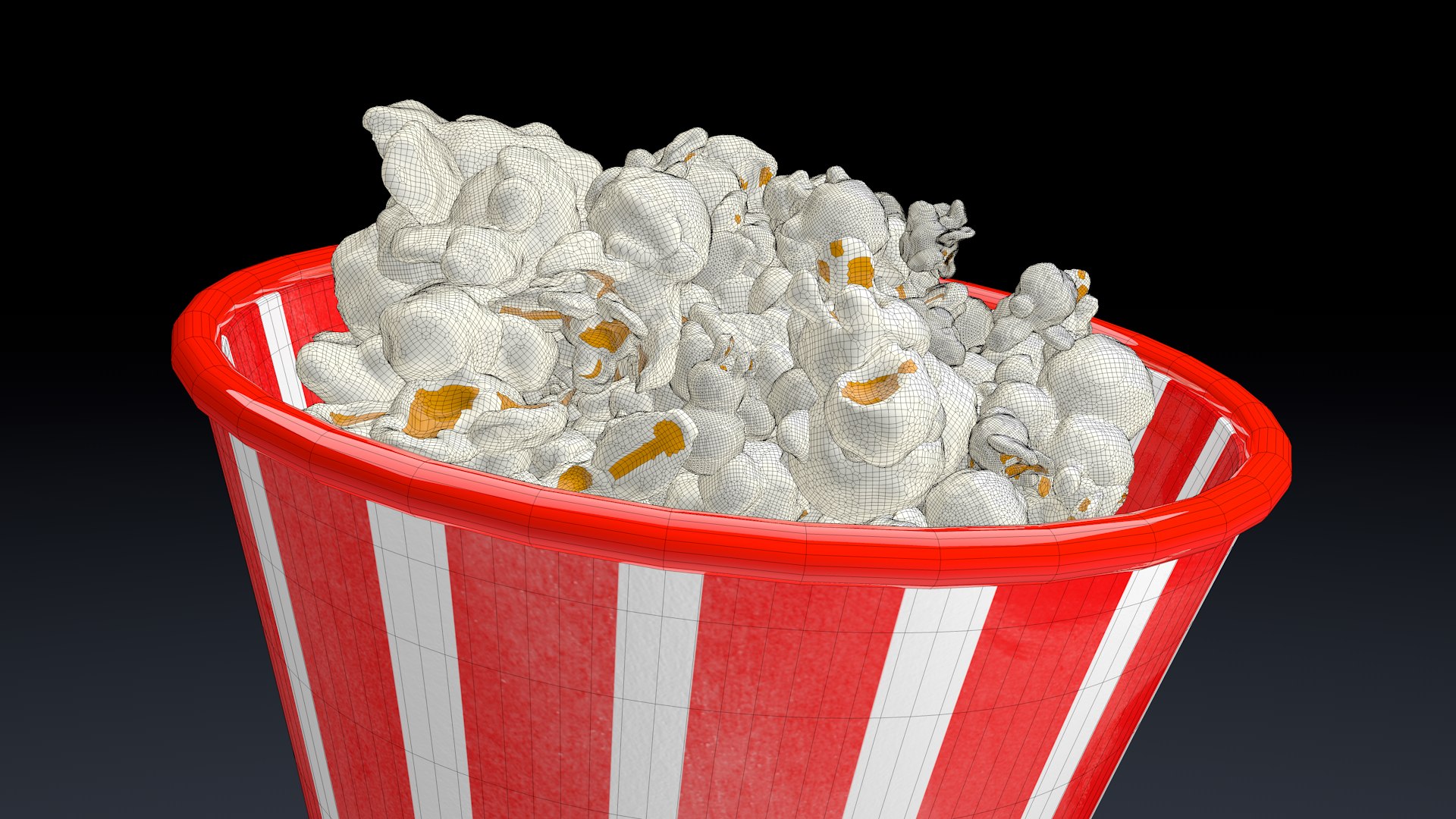 Pop Corn Animation 3D Model - TurboSquid 1604215