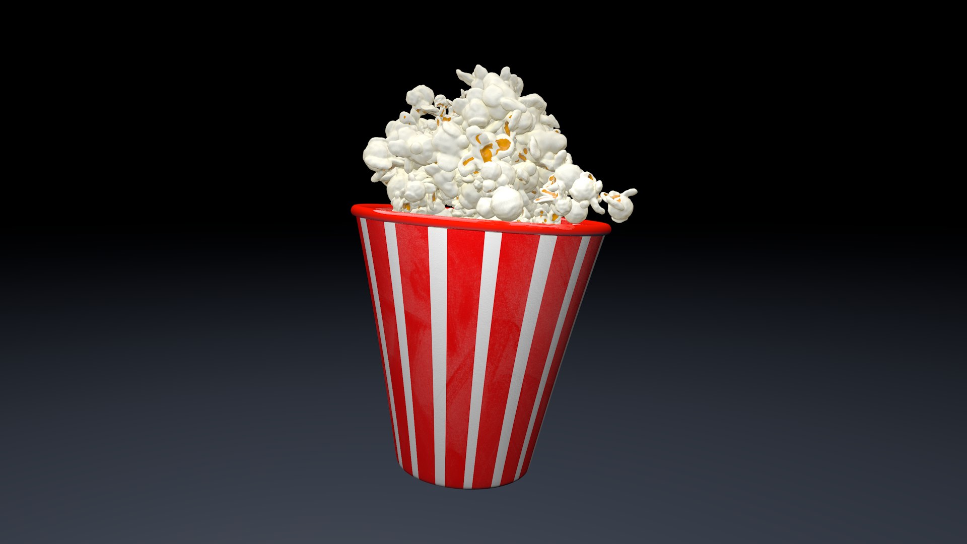 Pop Corn Animation 3D Model - TurboSquid 1604215