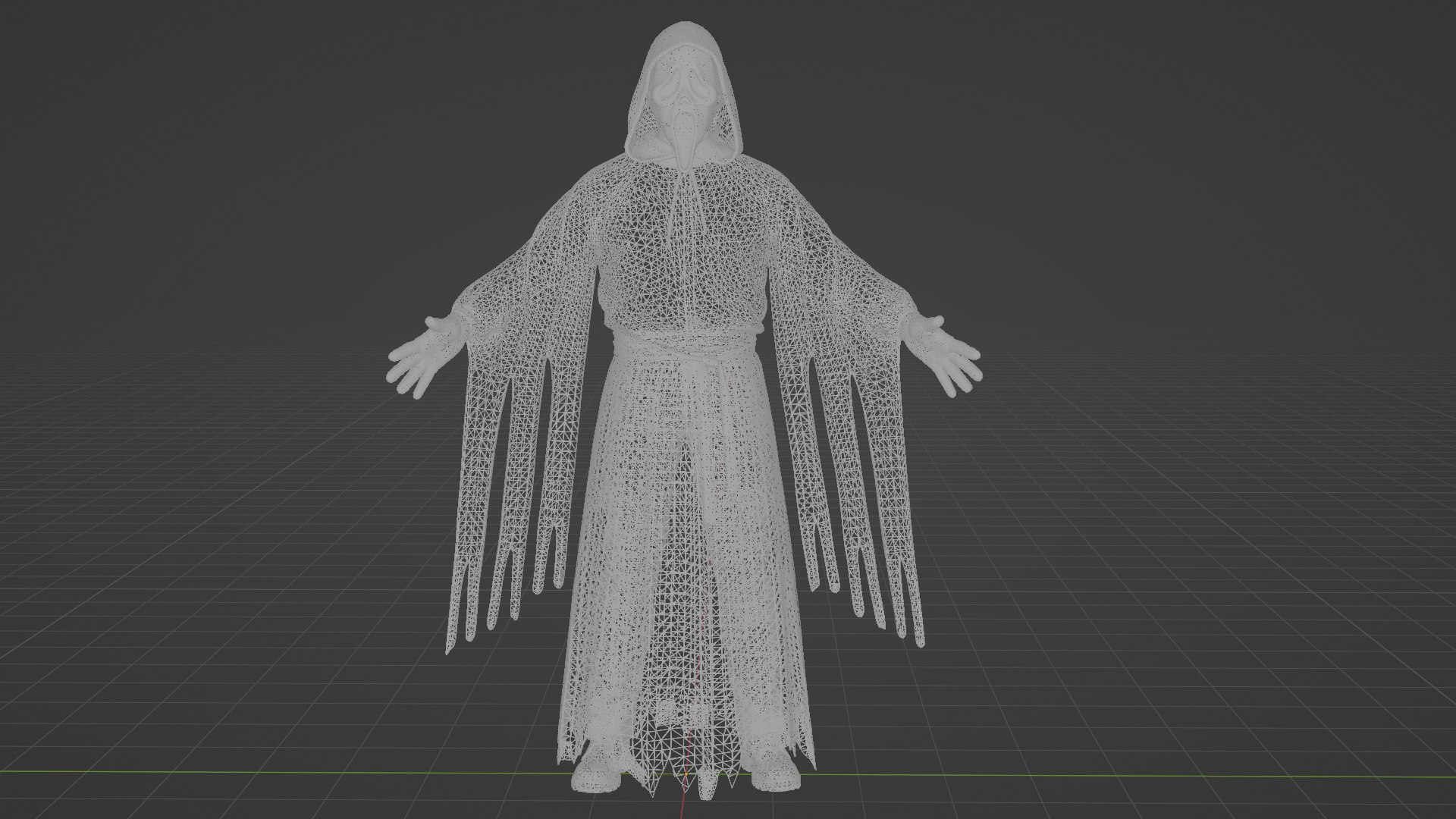 3D Ghost Face - TurboSquid 2342030