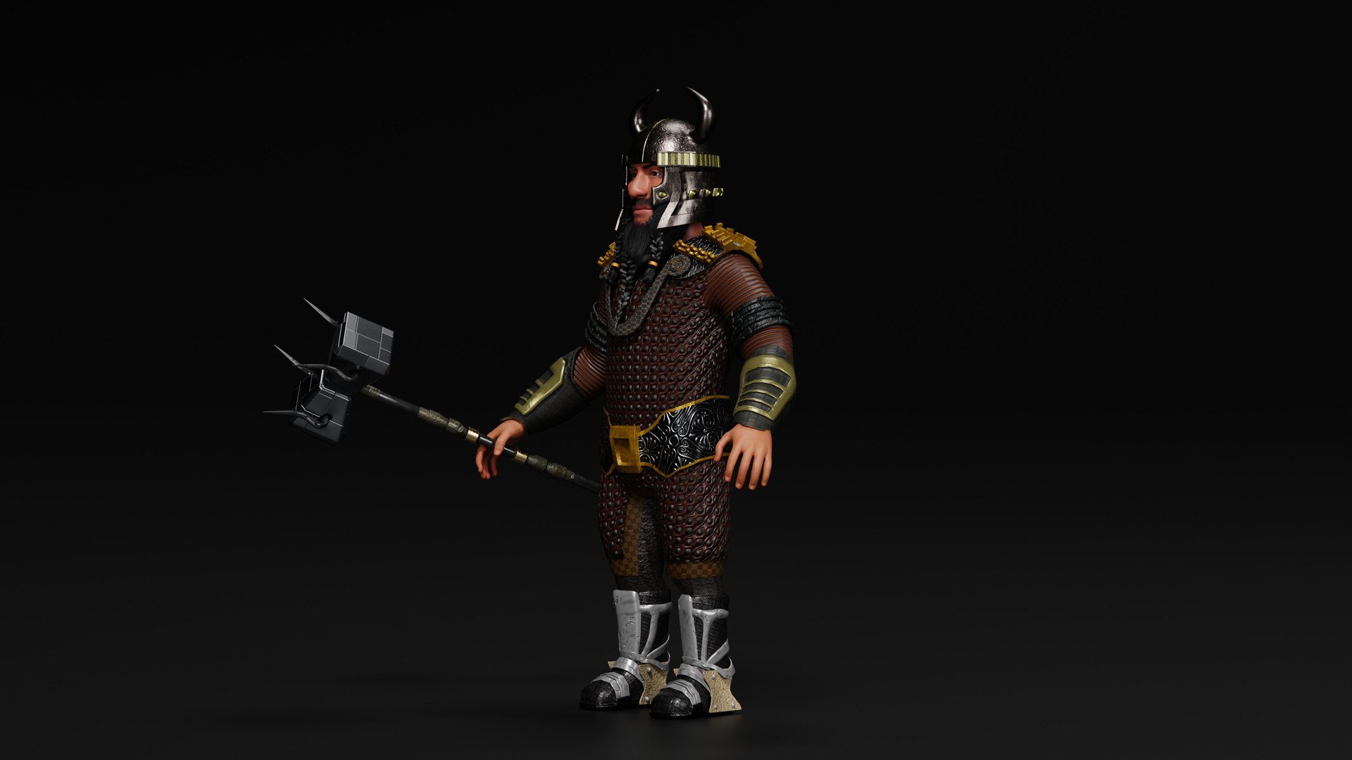 3D Dwarf - TurboSquid 2179356