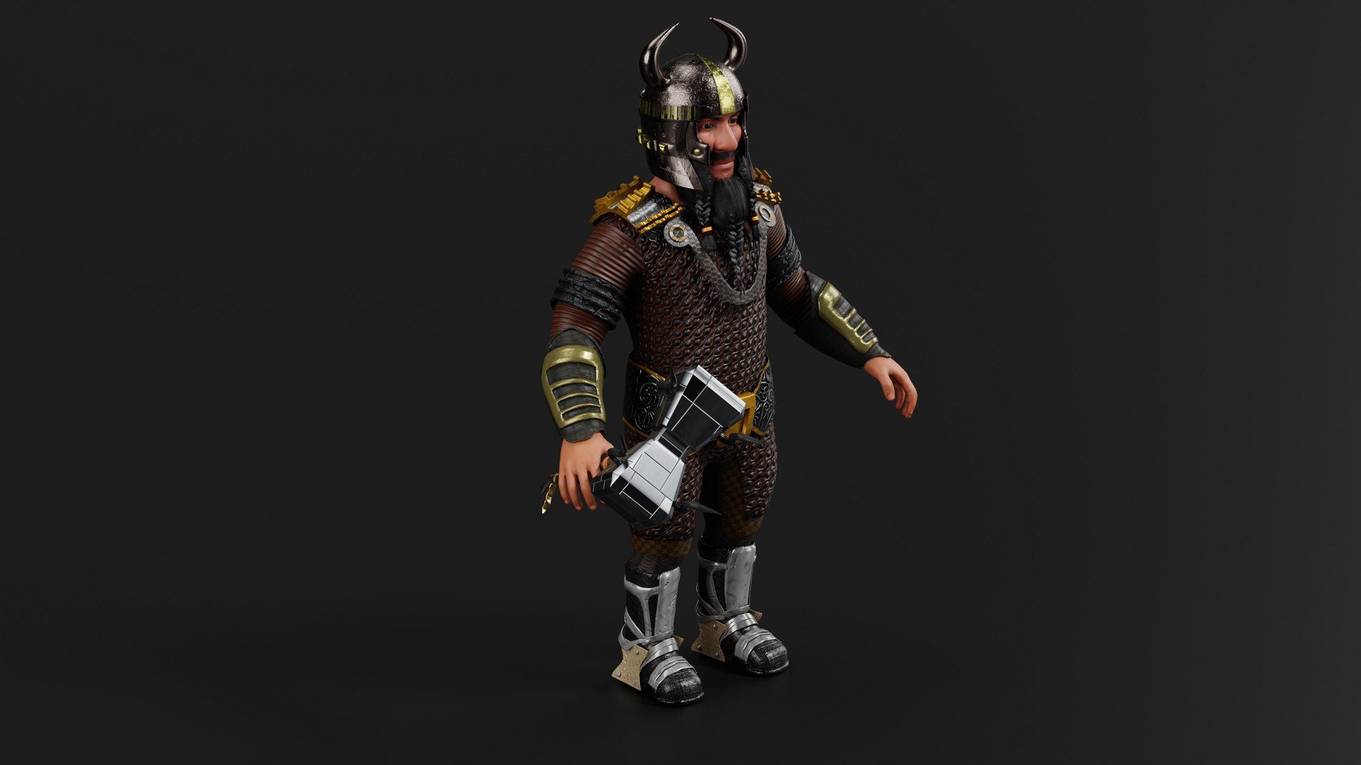 3D Dwarf - TurboSquid 2179356