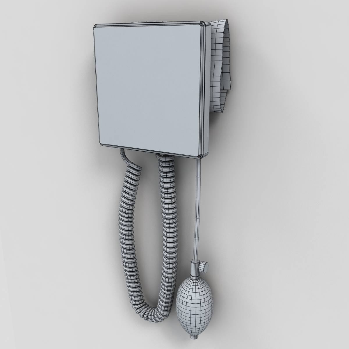 blood pressure wall mount 3d model