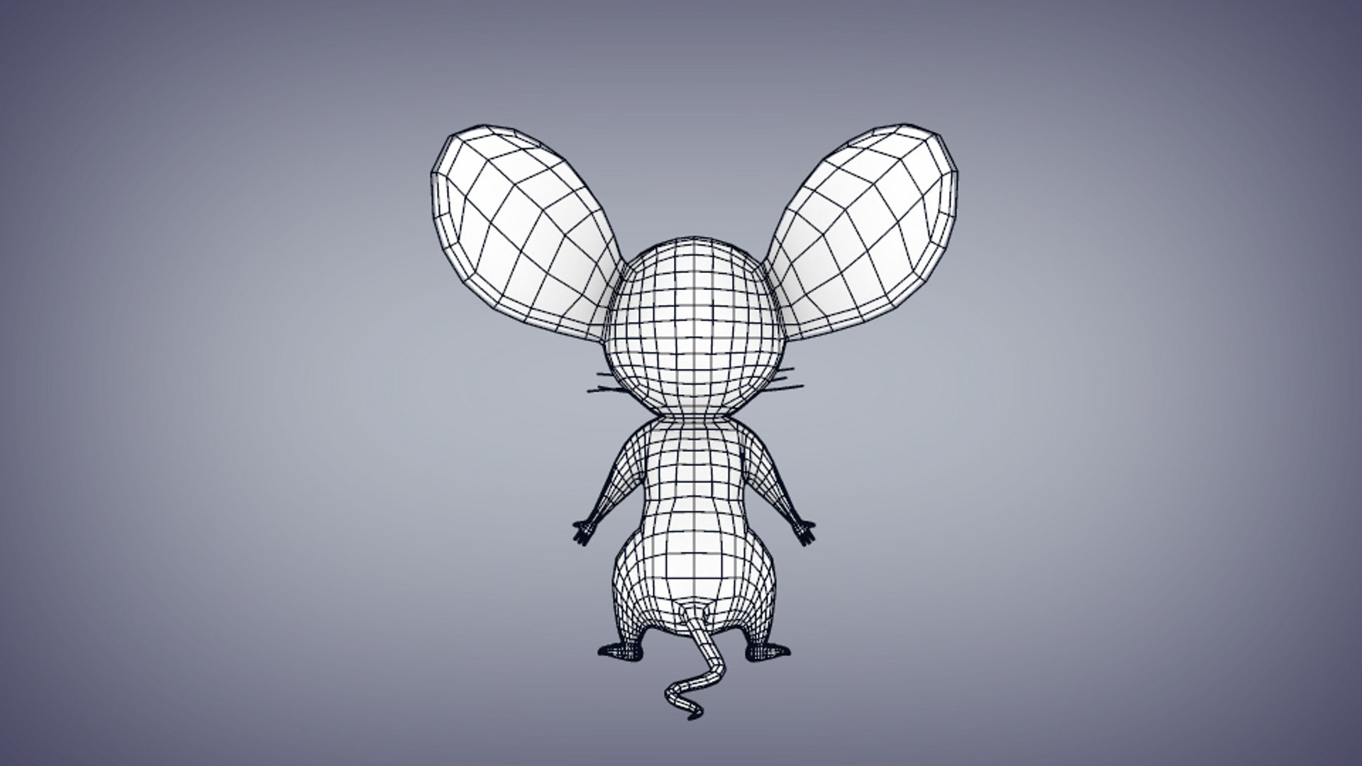 3d Cartoon Mouse Model
