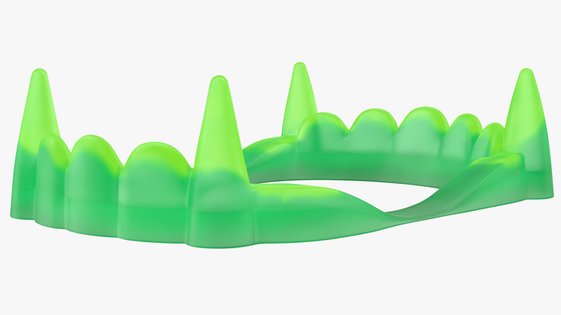 Vampire Teeth Green Rigged for Maya 3D - TurboSquid 1796399