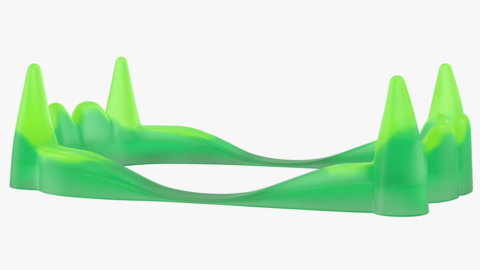 Vampire Teeth Green Rigged for Maya 3D - TurboSquid 1796399