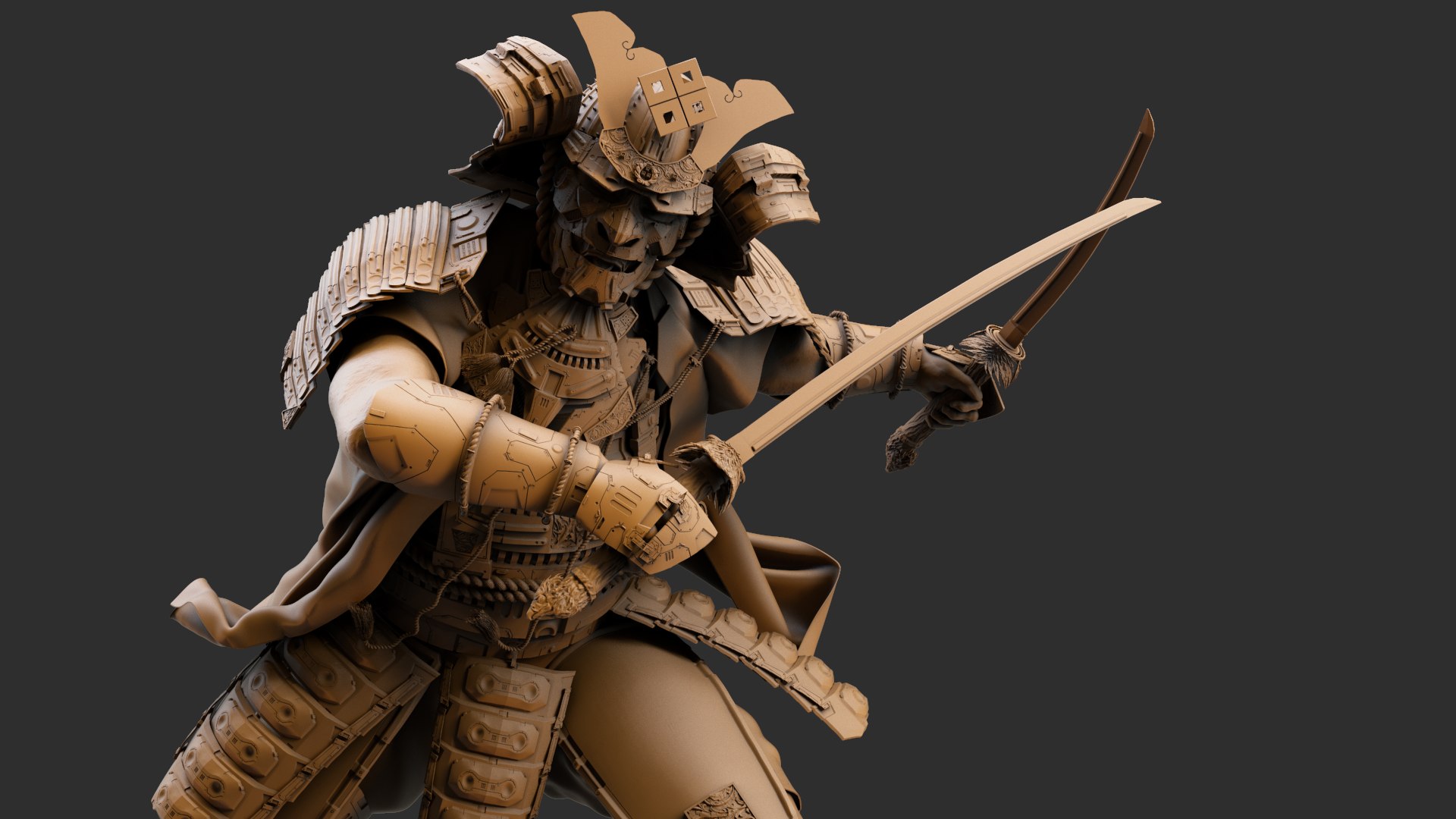 3D Model Samurai - TurboSquid 2098454