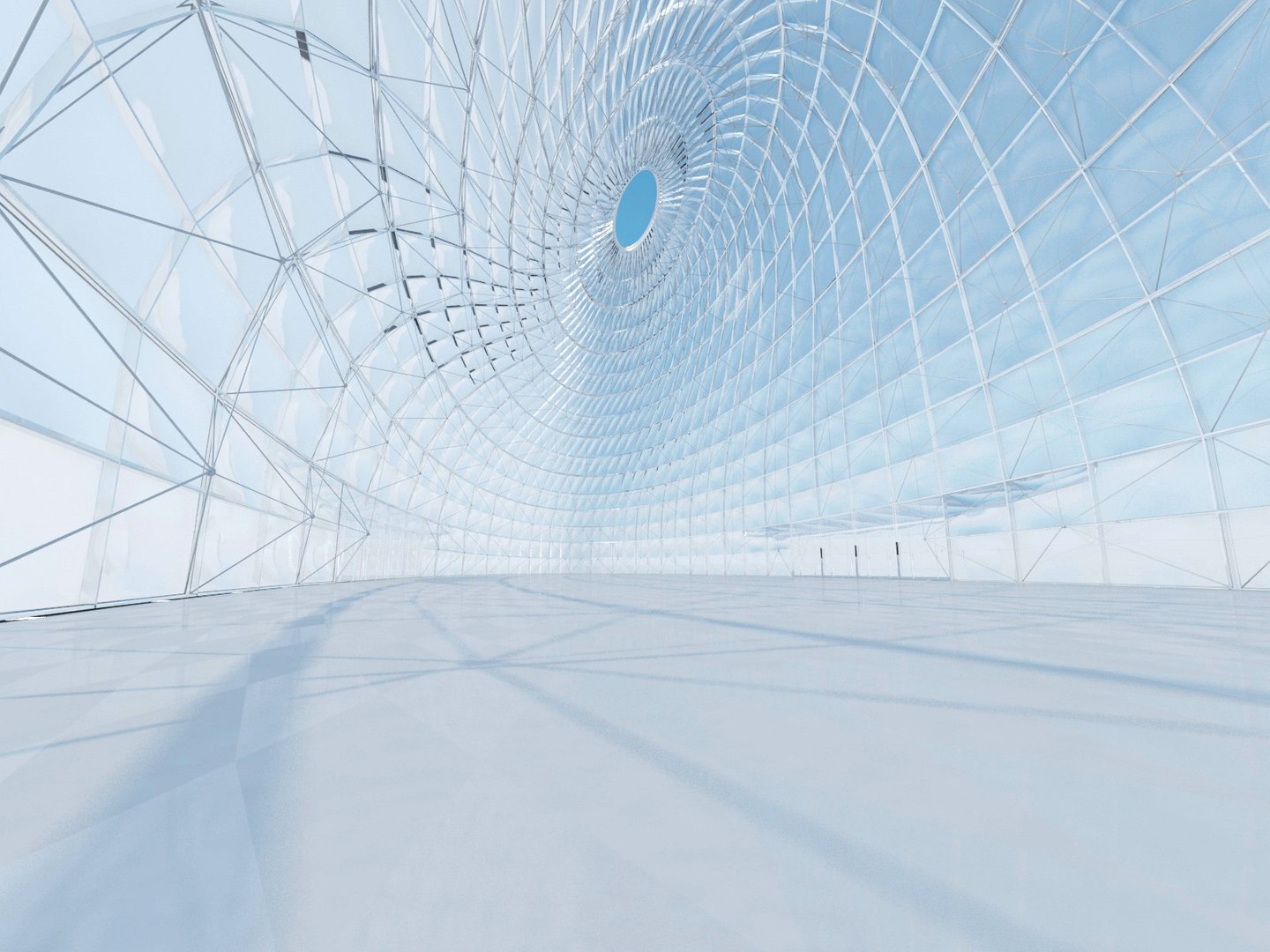 3d Dome Exhibition Hall Architectural