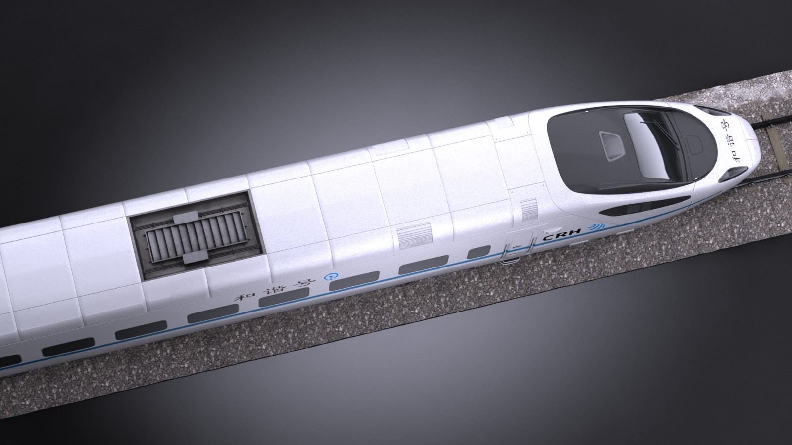 CRH5高速列车3D模型 - TurboSquid 1264862