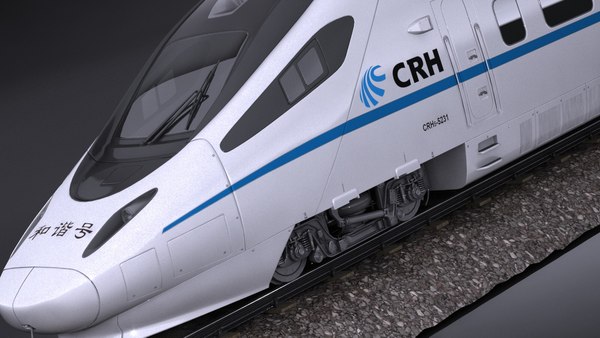 modelo 3d Tren de velocidad CRH5 - TurboSquid 1264862