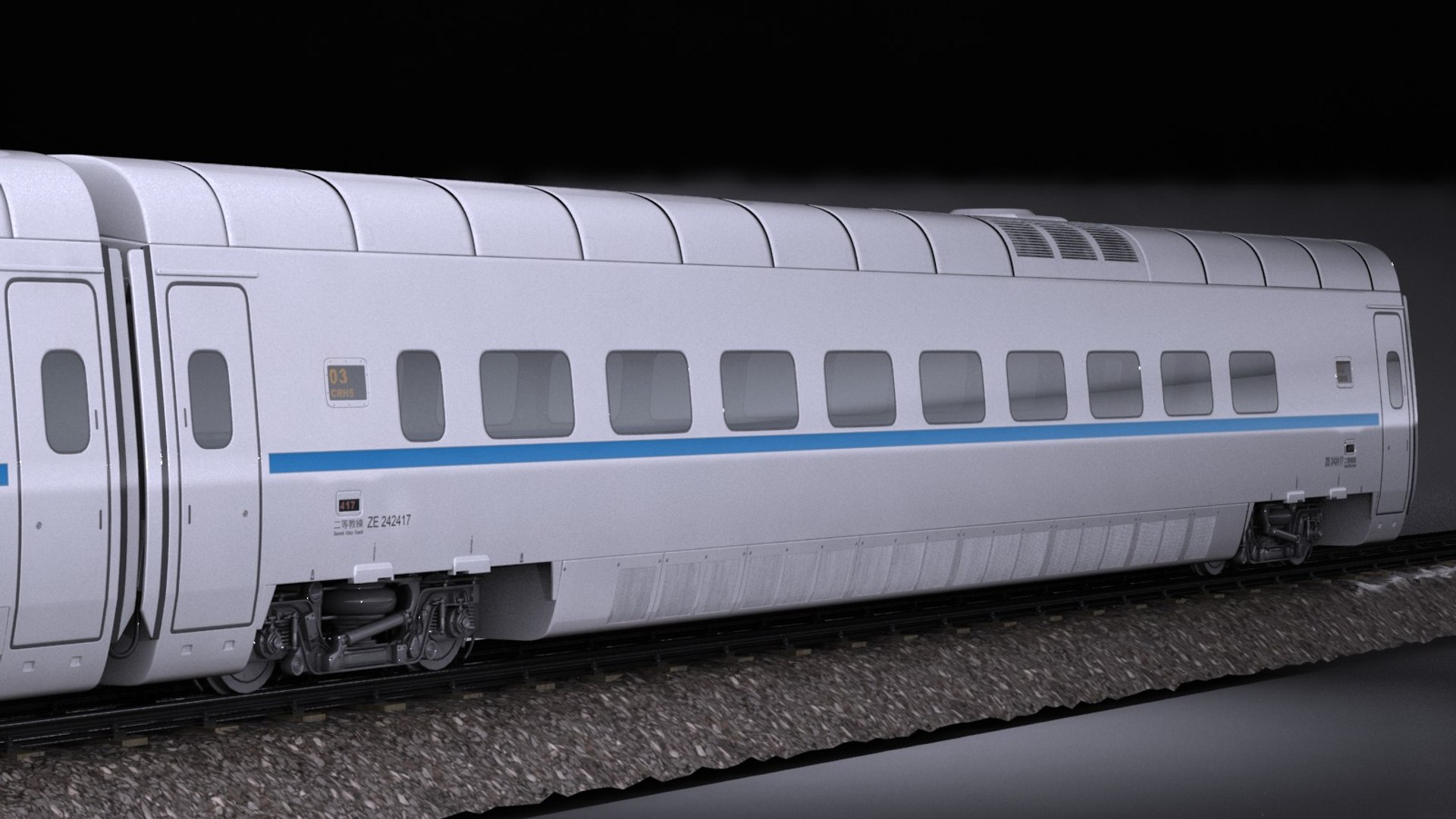 3D Crh5 Speed Train Model - TurboSquid 1264862