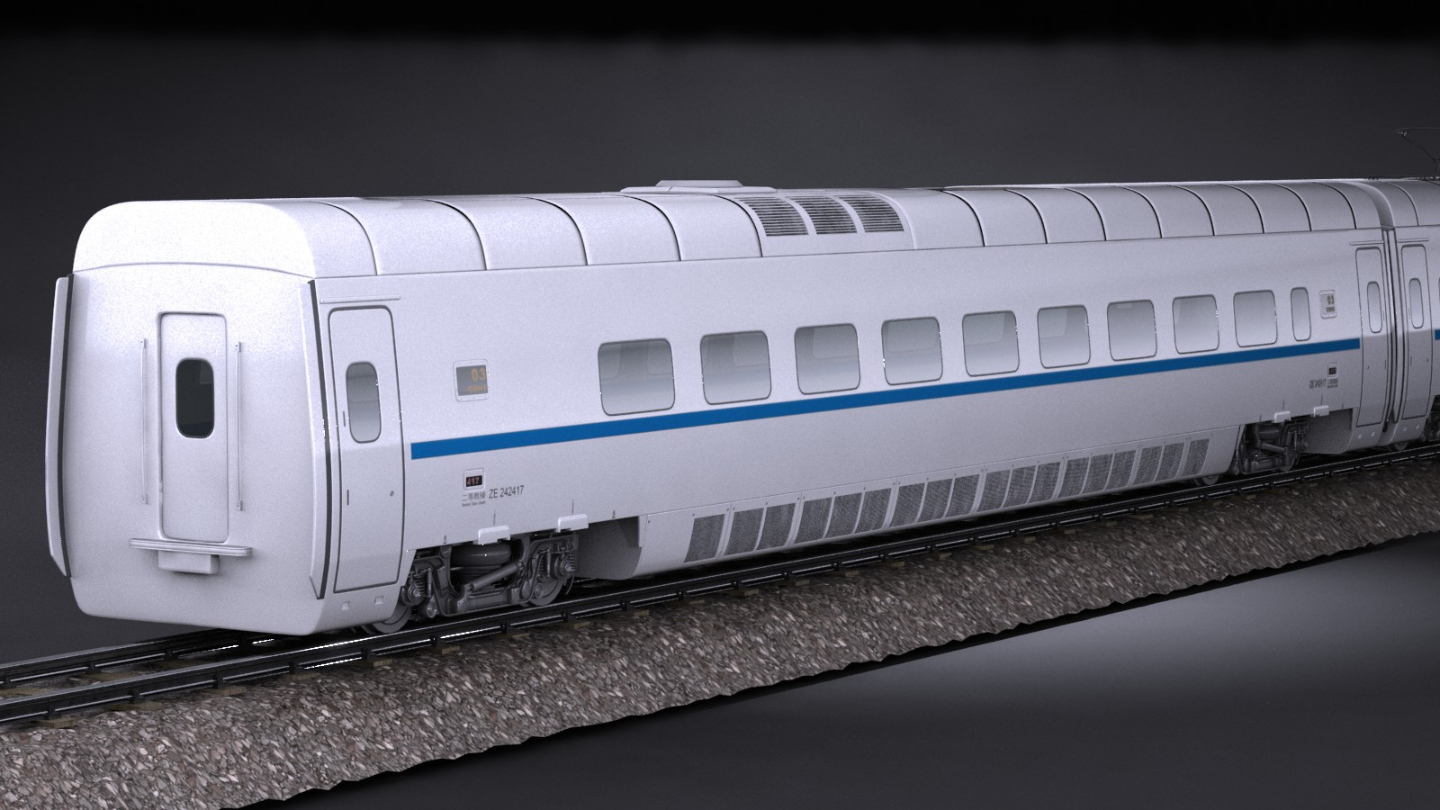 CRH5高速列车3D模型 - TurboSquid 1264862